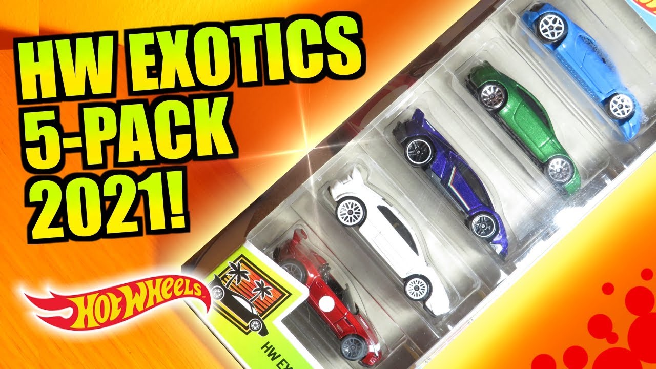 Hot Wheels HW Exotics 5-Pack (2021!) - YouTube
