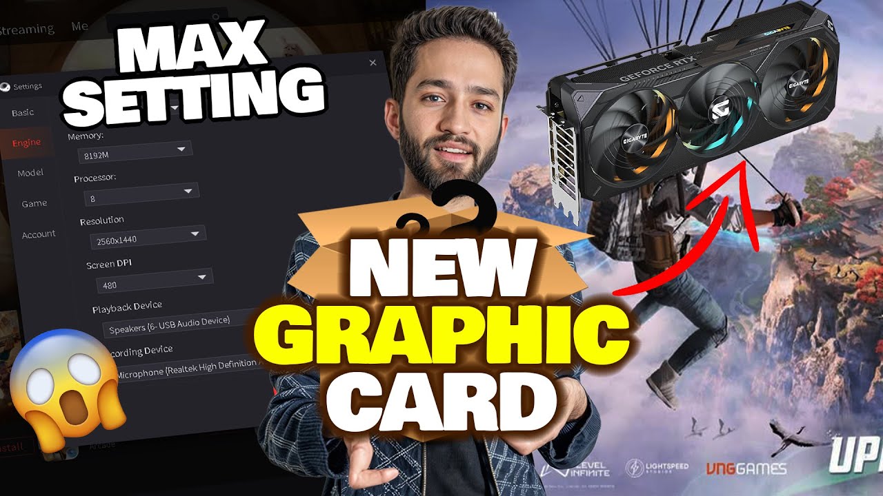 NEW GRAPHIC CARD UNBOXING AND PUBG MOBILE TEST ON ULTRA MAX SETTING ...