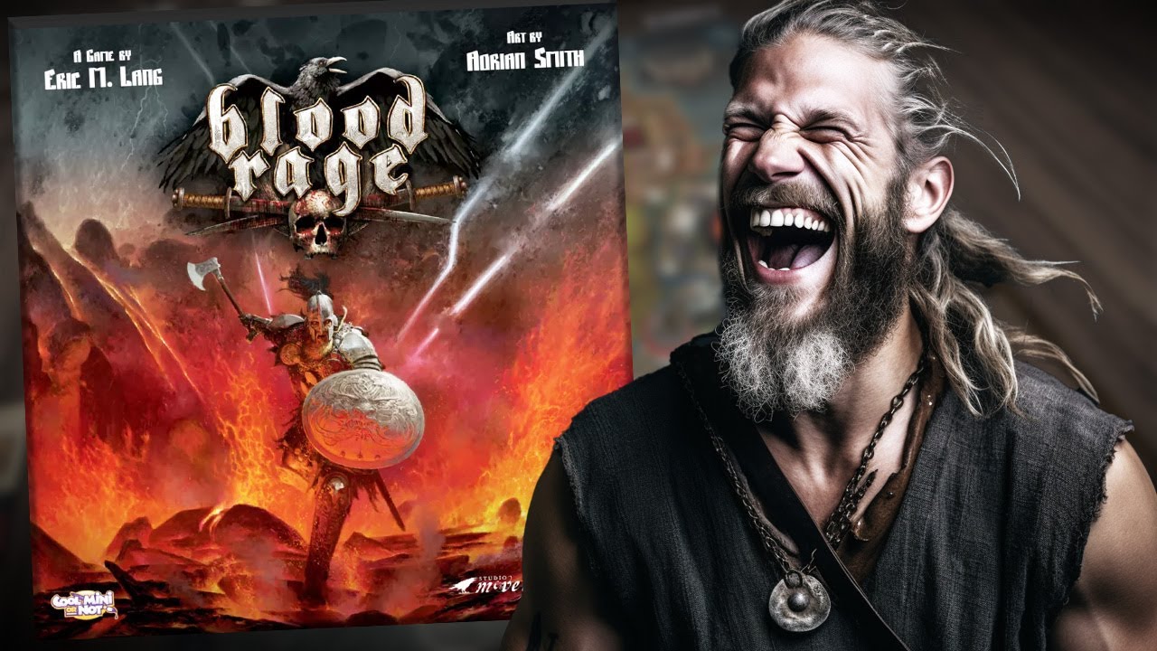 Blood Rage Board Game Playthrough - YouTube