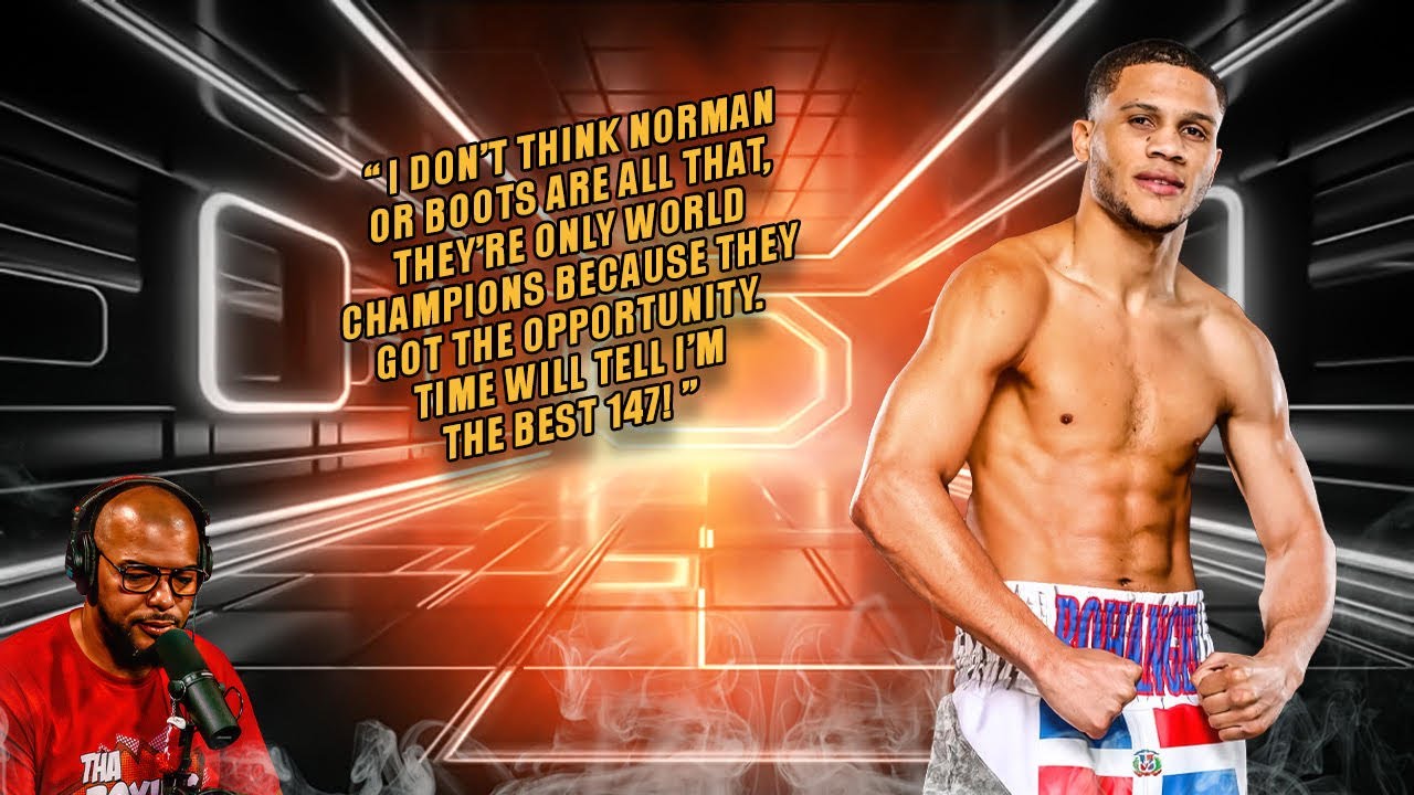 ROHAN POLANCO: "I DON'T THINK NORMAN OR BOOTS ARE ALL THAT. TIME WILL ...