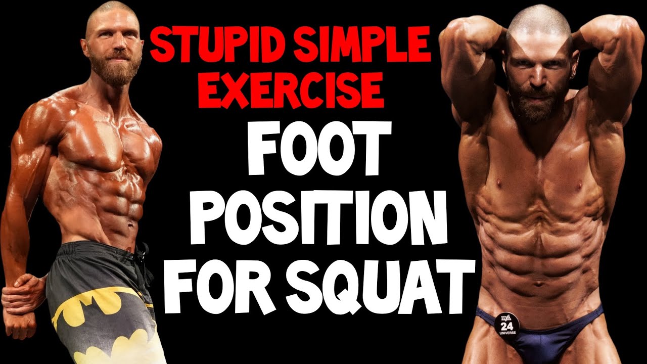 How to Determine the Correct Foot Position for the Squat - YouTube