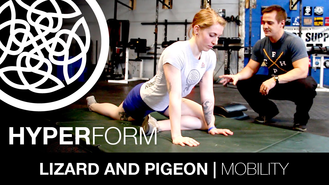 HOW TO PERFORM A LIZARD AND PIGEON STRETCH: Hyperform - YouTube