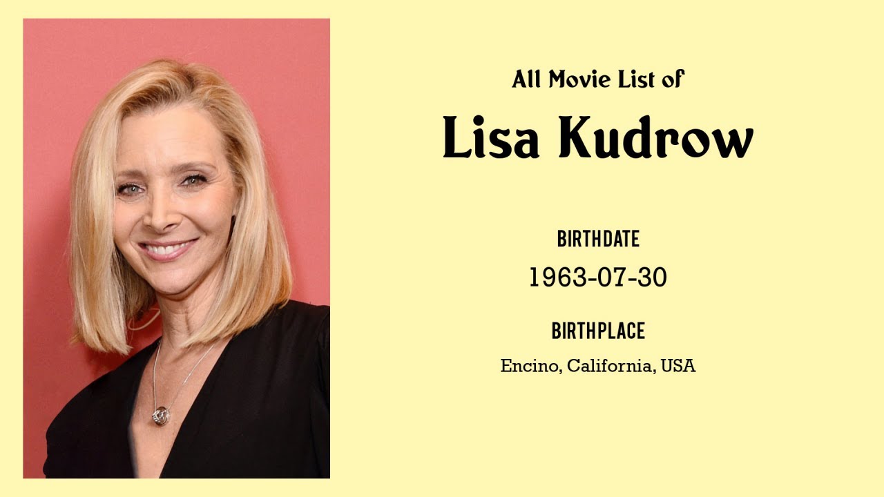 Lisa Kudrow Movies list Lisa Kudrow| Filmography of Lisa Kudrow - YouTube