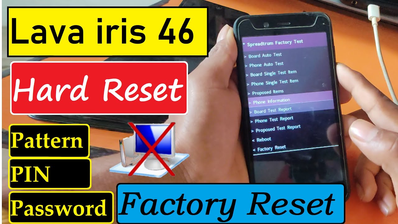 Lava Iris 46 Hard Reset LH9950 - Factory Reset Iris 46 Lava Unlock Pattern Pin | iris 46 Reset ...