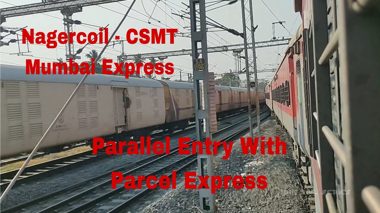 Parallel Entry Into Salem Junction With ICF Parcel Express | Onboard ...
