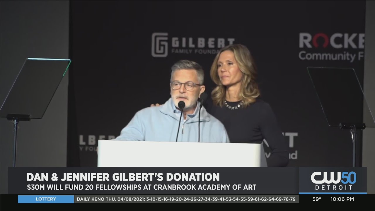 Dan Gilbert and Wife Donate $30M To Cranbrook Academy - YouTube