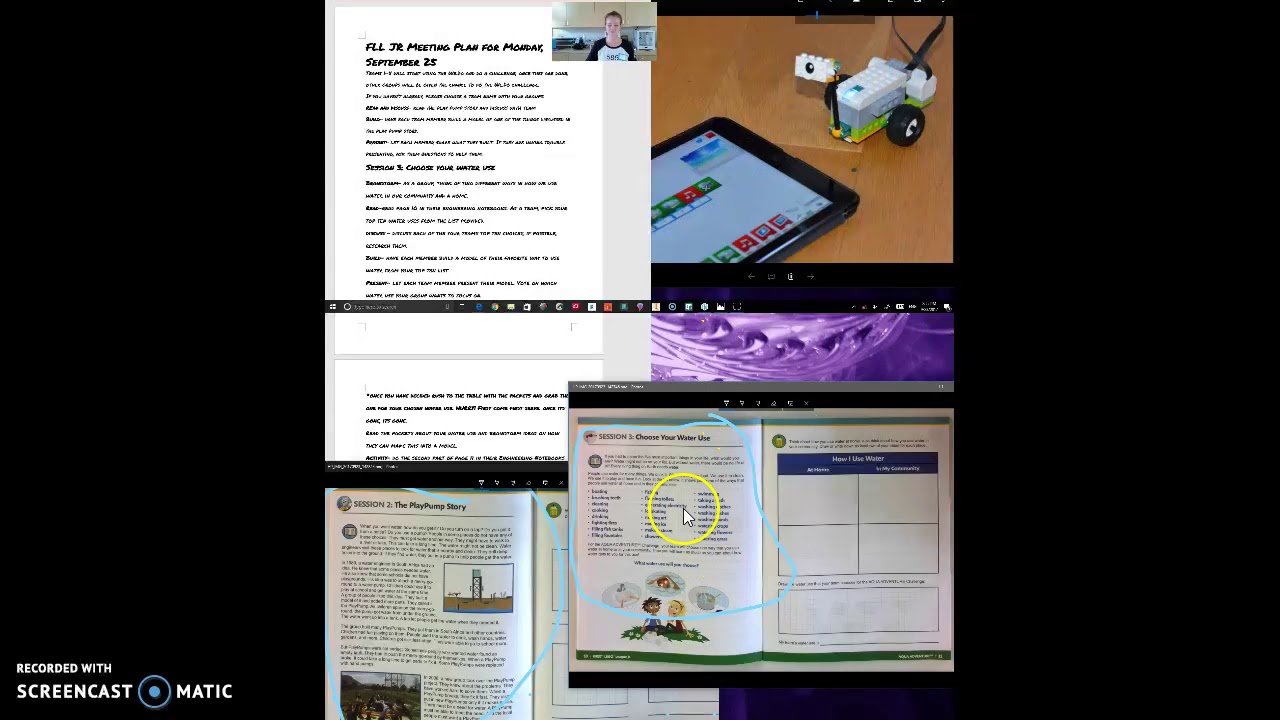 Jr. Robotics Week 2 Meeting Guide for FLL Jr. 9-25-17 - YouTube