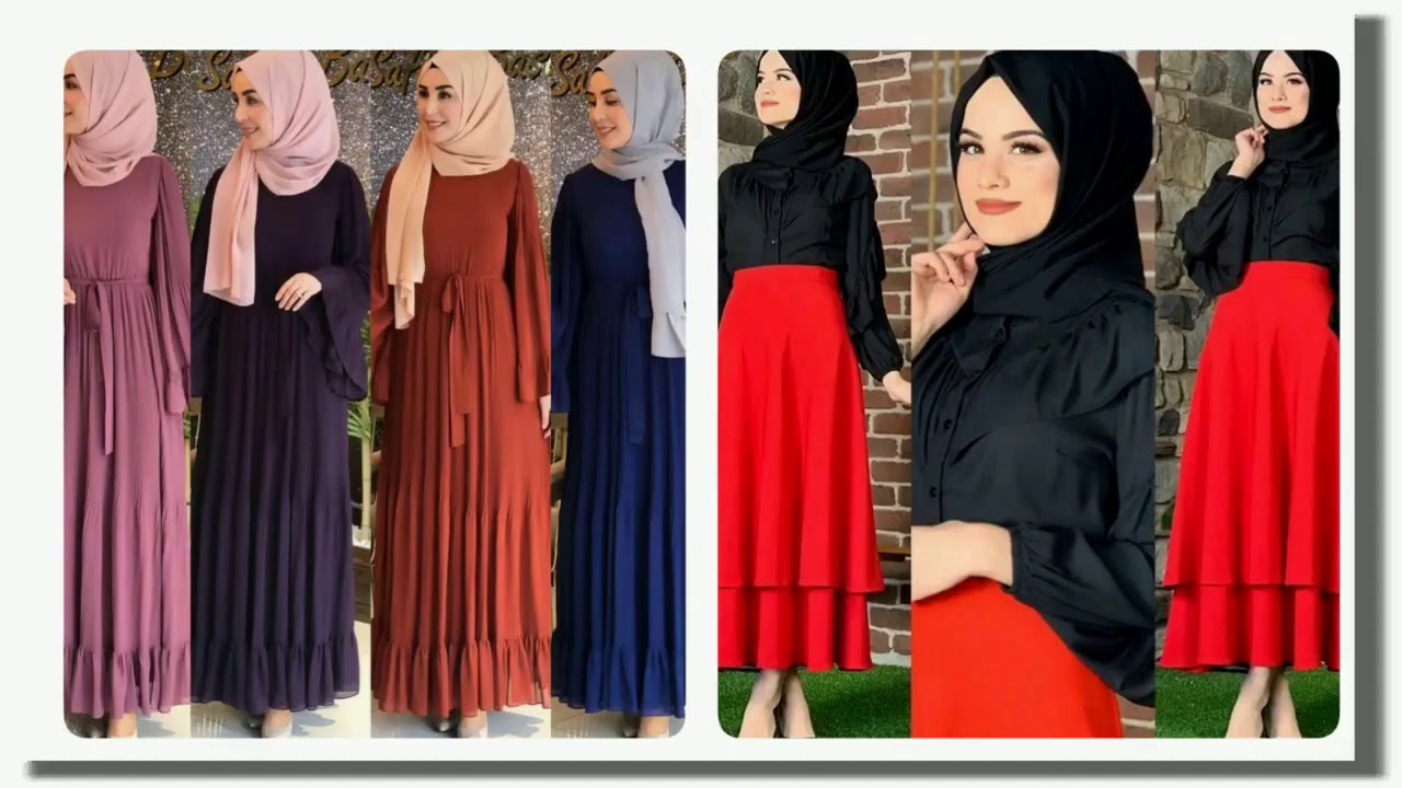 elegant long & short Muslim modest fashion dresses||Abaya||casual wear ...