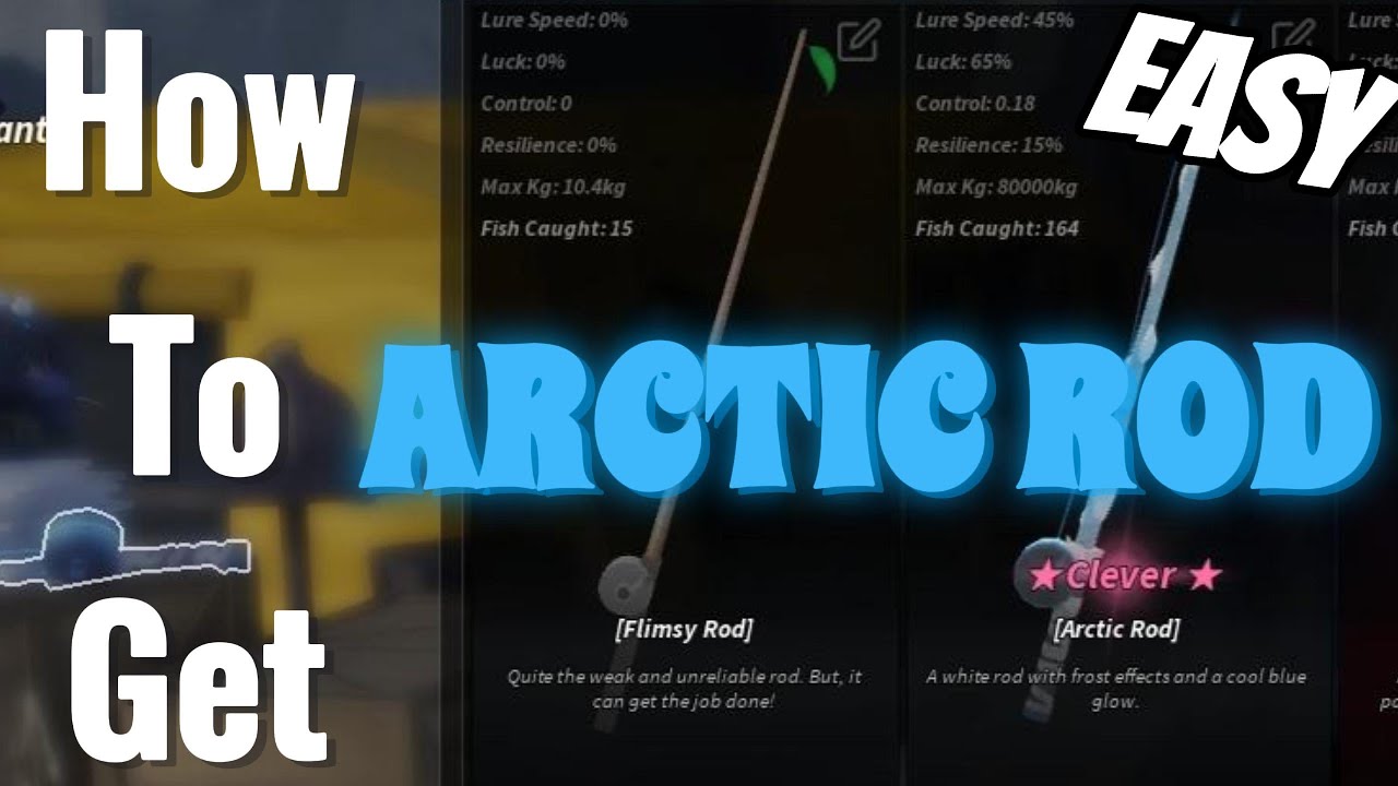 How To Obtain The NEW Arctic Rod In Fisch - YouTube
