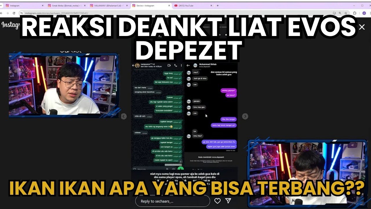 REAKSI DEANKT LIHAT BLUNDER EVOS DEPEZET - YouTube