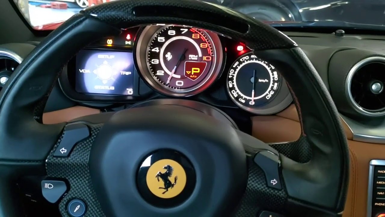 Ferrari CaliforniaT TPMS reset - YouTube