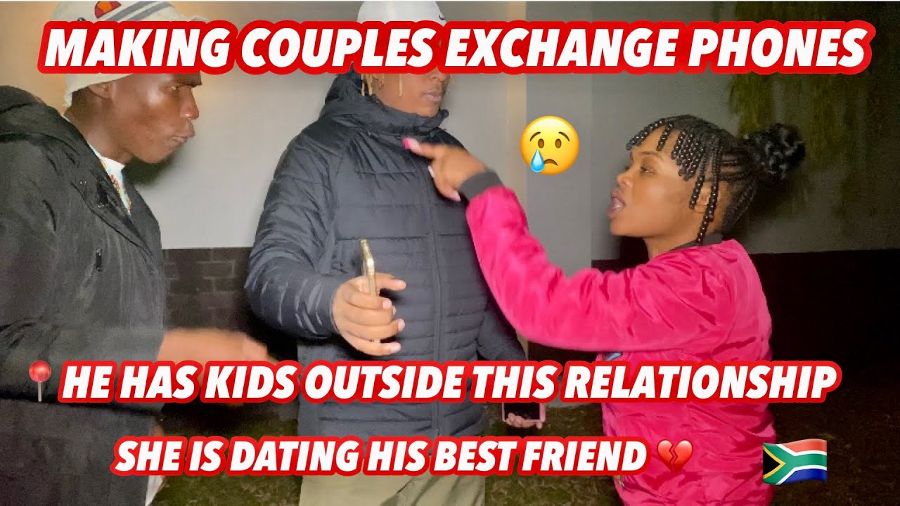 Making couples switching phones for 60sec 🥳 SEASON 2 ( 🇿🇦SA EDITION ...
