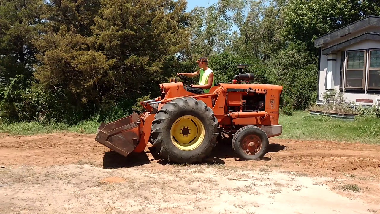 Case w5 wheel loader - YouTube