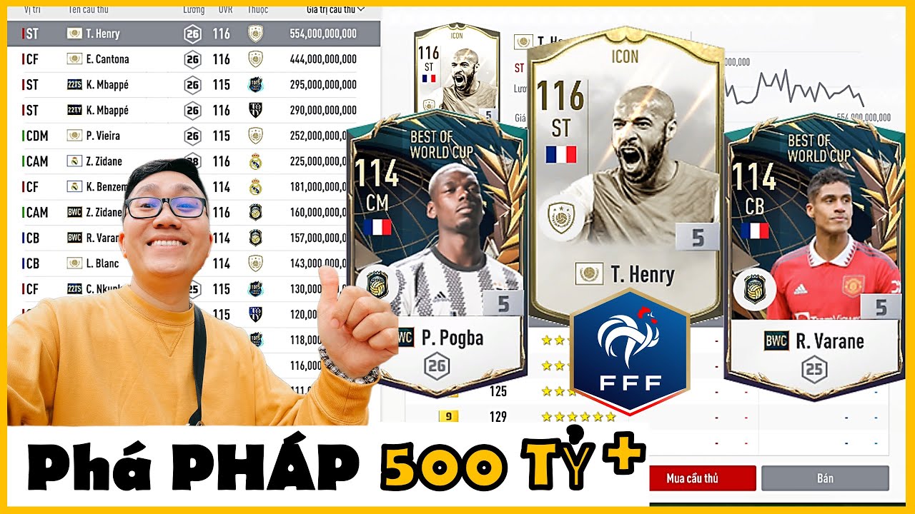 Hơn 500 Tỷ I Love Phá Sạch Nâng Cấp Team Color TUYỂN PHÁP FO4 2023 Mở ...