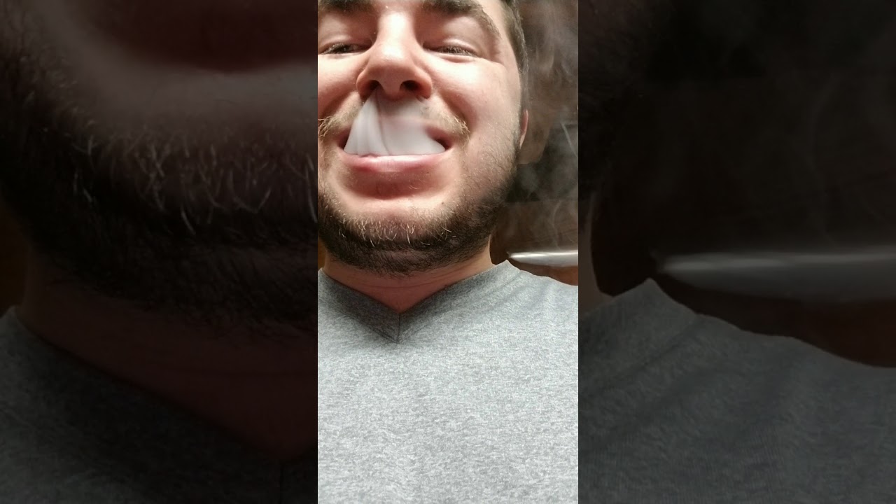 French inhale - YouTube