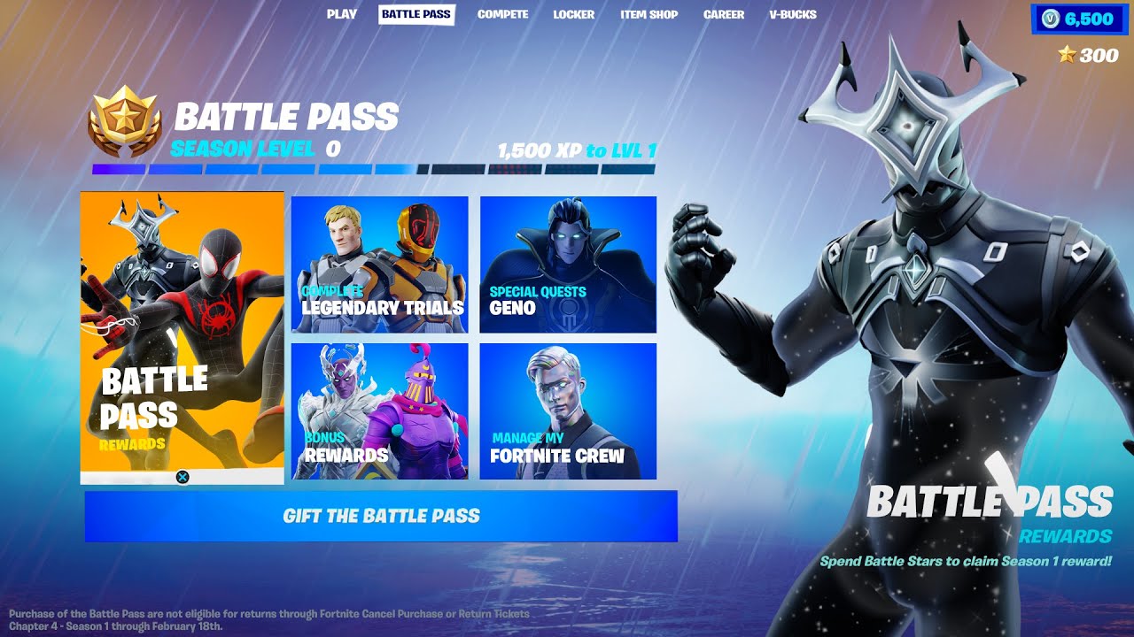 Fortnite Chapter 4 - Season 1 | Battle Pass Overview - YouTube