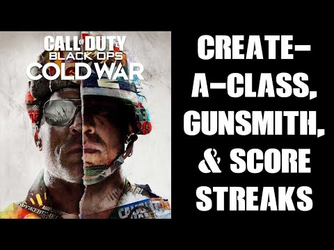 COD Black Ops Cold War First Look At Create-A-Class Menu, Gunsmith ...