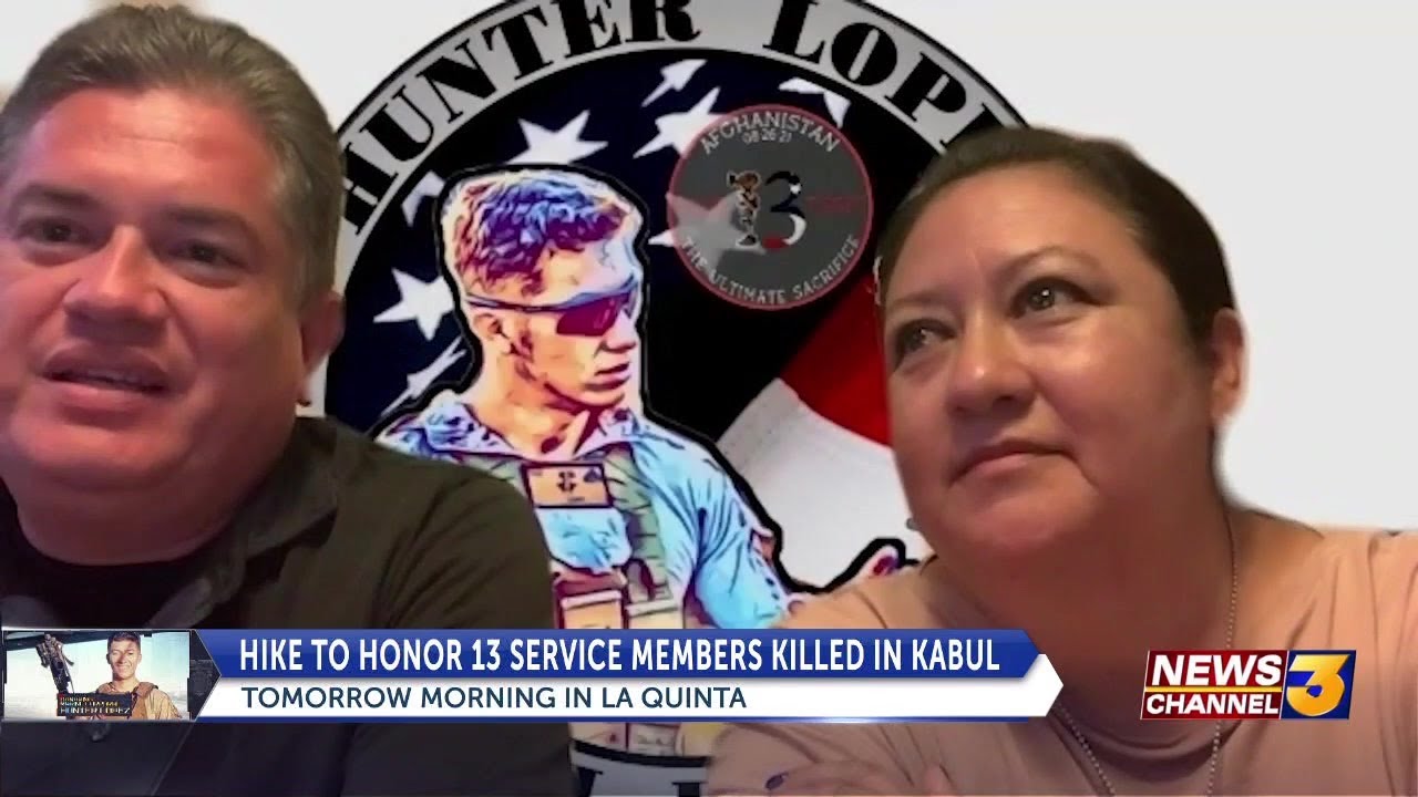 'Keep pushing forward' Parents discuss hike in honor of Cpl Hunter ...