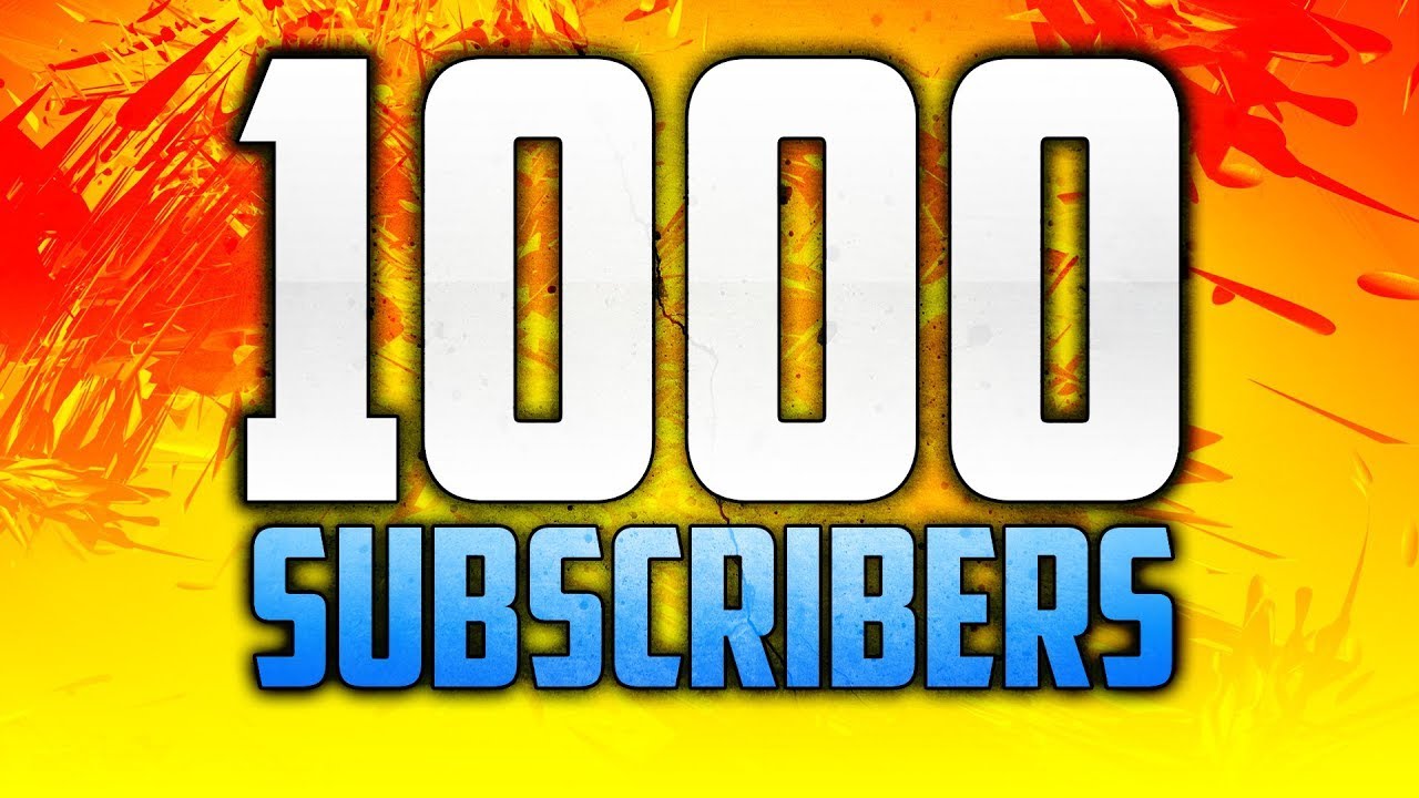 1000 Subscribers Milestone - YouTube