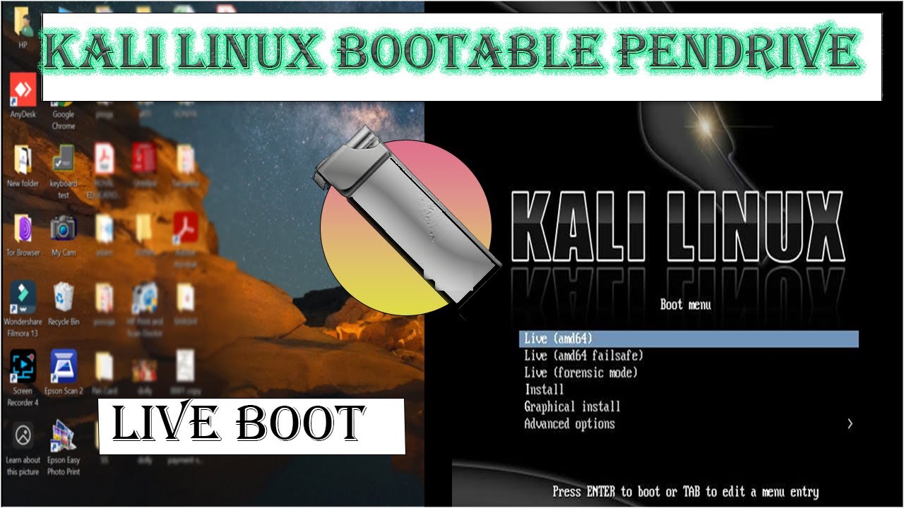 Kali Linux Bootable Pendrive Kaise Banaye (Easy Guide 2025) - YouTube