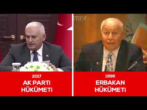 ERBAKAN HÜKÜMETİ İLE AKP HÜKÜMETİ ARASINDAKİ ZAM AÇIKLAMA FARKI