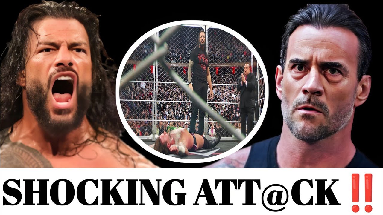 ROMAN REIGNS SENDS BRUTAL MESSAGE TO PUNK THROUGH VICIØUS ATT@CK ON HIM ...
