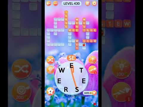 WORDSCAPES IN BLOOM LEVEL 430 masaya ang mga salita - YouTube