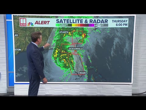 Tracking Hurricane Helene, Georgia impacts | Thursday 6p forecast - YouTube