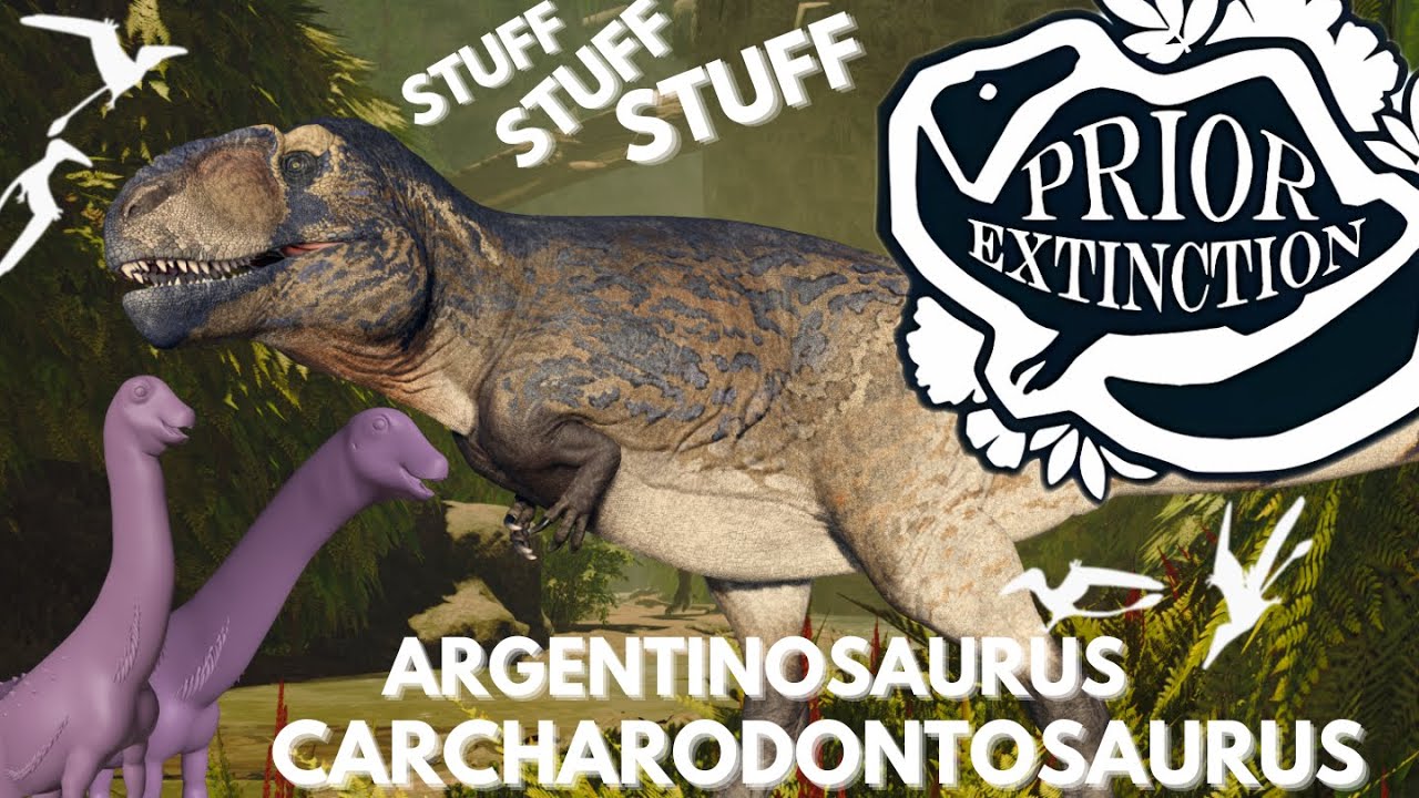 Prior extinction updates on development more Carcharodontosaurus - YouTube