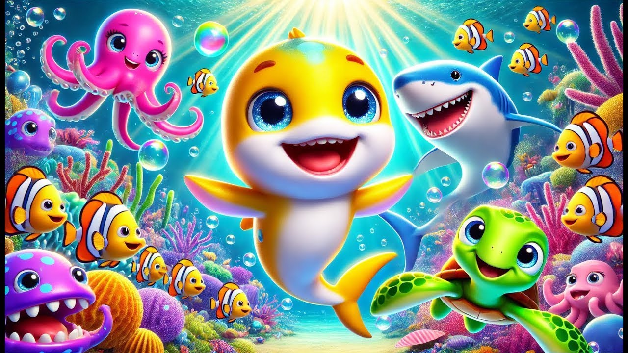 Baby Shark Song for Kids | Interactive Dance and Sing-Along | Fun ...