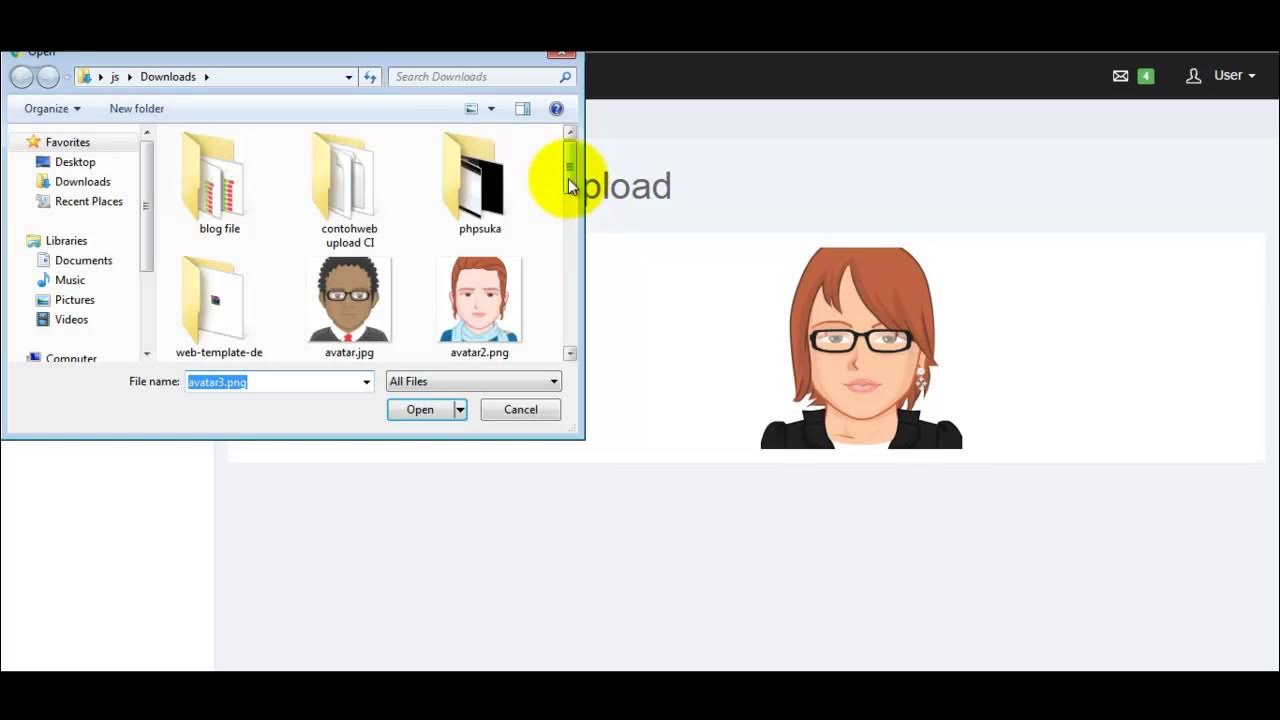 Cara Tampilkan Gambar Sebelum Upload Dengan Javascript - YouTube