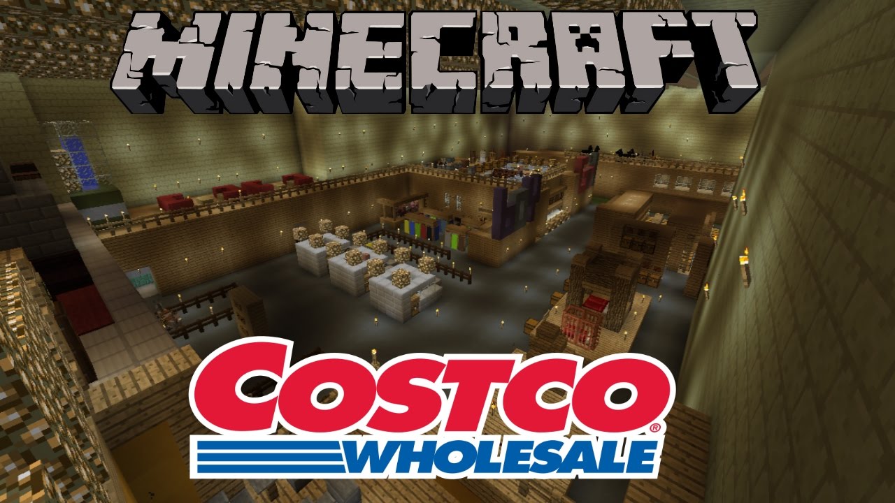 HUGE MINECRAFT COSTCO! | Lets play - YouTube