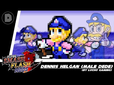 SSF2 Mods Showcase: Dennis Helgan Male Dede (by @luchogaming1724) - YouTube