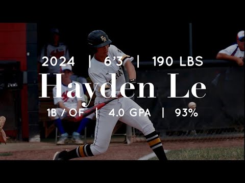 Hayden Le (2024) - Hitting Highlights 2022 Season - YouTube