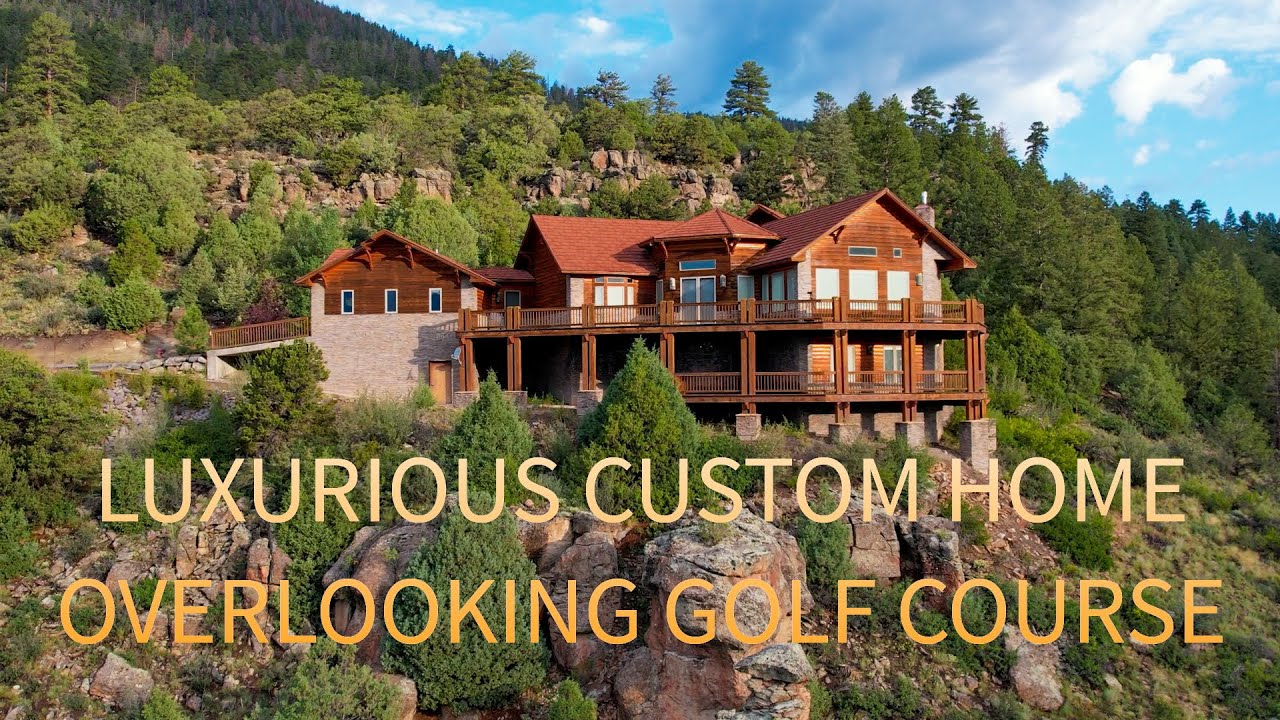 Luxury Home Overlooks the Golf Course - YouTube