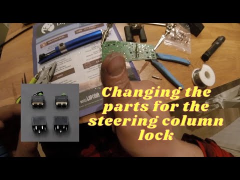 Steering column lock defective part change - YouTube