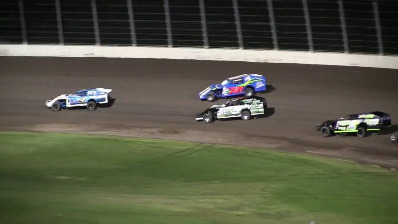 Dodge City Raceway Modified "A" Feature 8/27/16 - YouTube