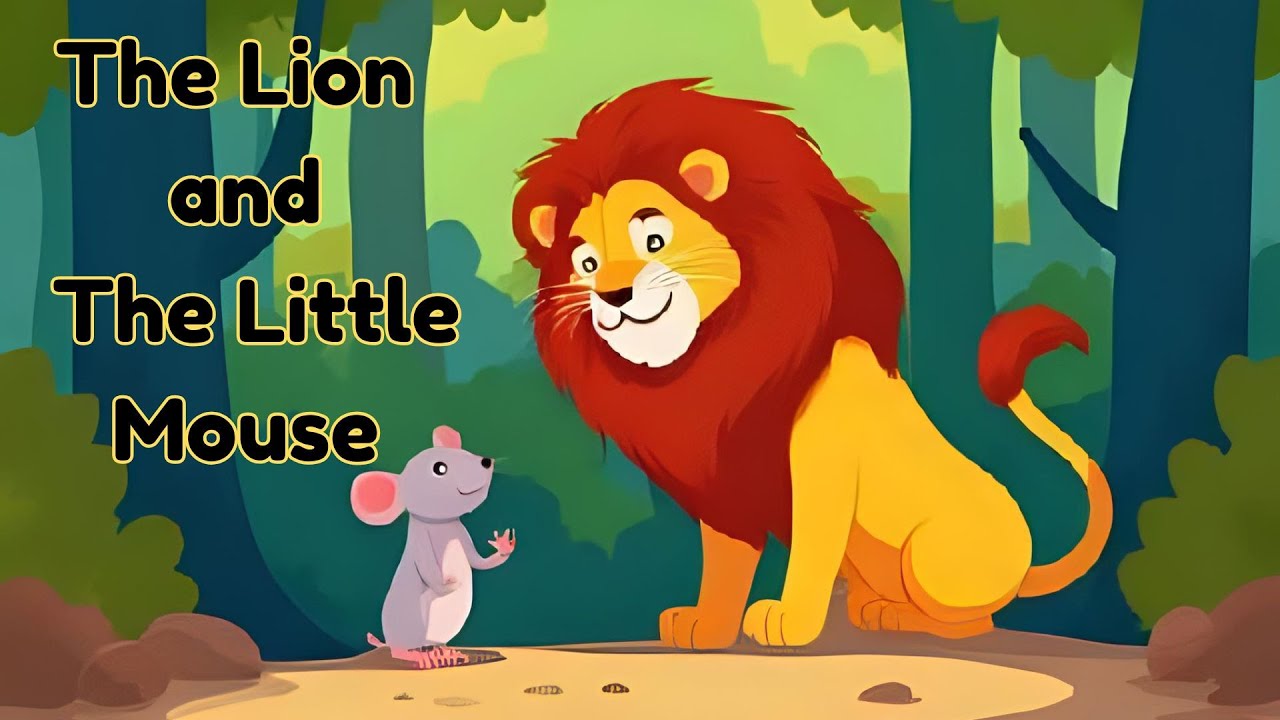The Lion and The Little Mouse | Moral Story for Kids - YouTube