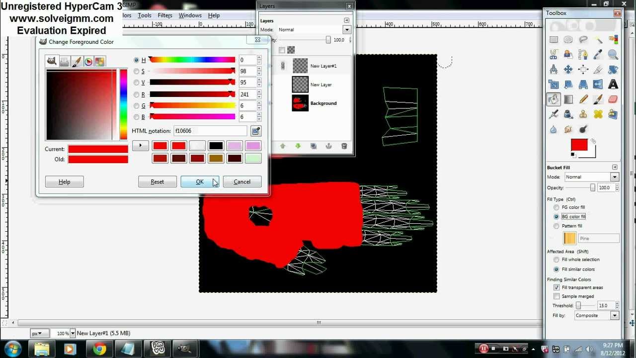 how to make imvu gloves with gimp simple and easy - YouTube