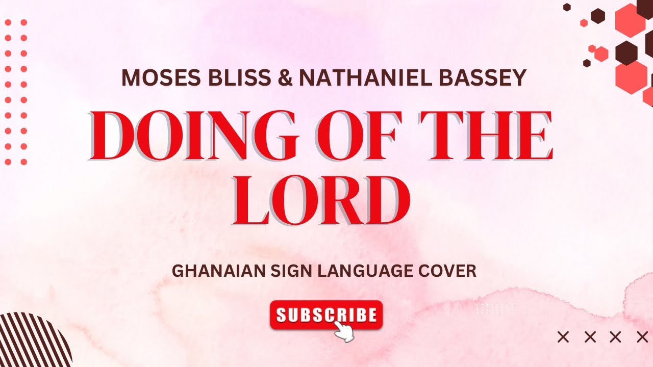 MOSES BLISS AND NATHANIEL BASSEY- DOING OF THE LORD with Lyrics ...