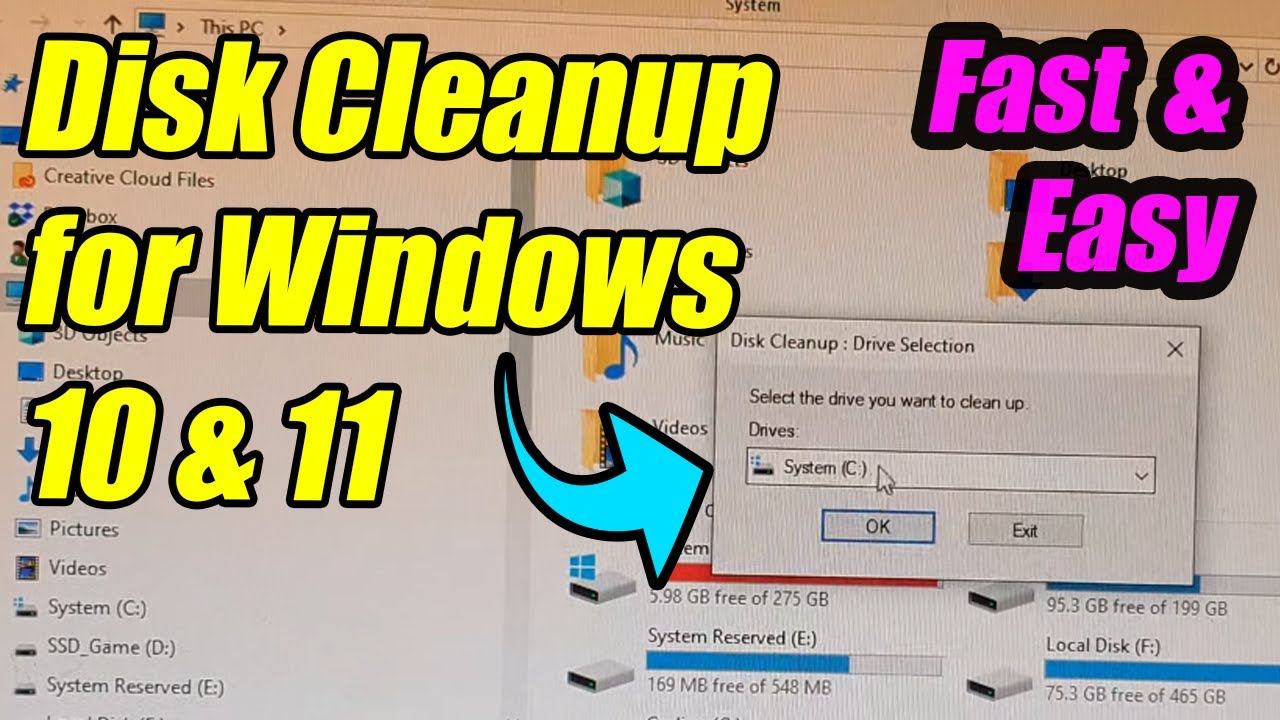 Free Up MASSIVE Storage! Disk Cleanup for Windows 10 & 11 (Fast & Easy ...