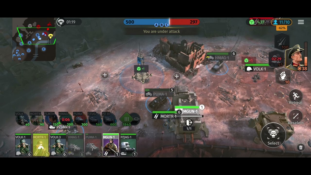 WWA RTS Mobile💥💥 Beginners play (Germany) - YouTube