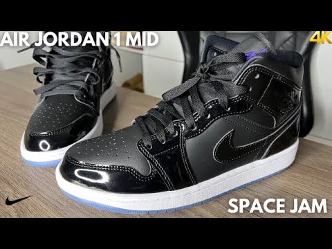 Air Jordan 1 Mid Space Jam On Feet Review