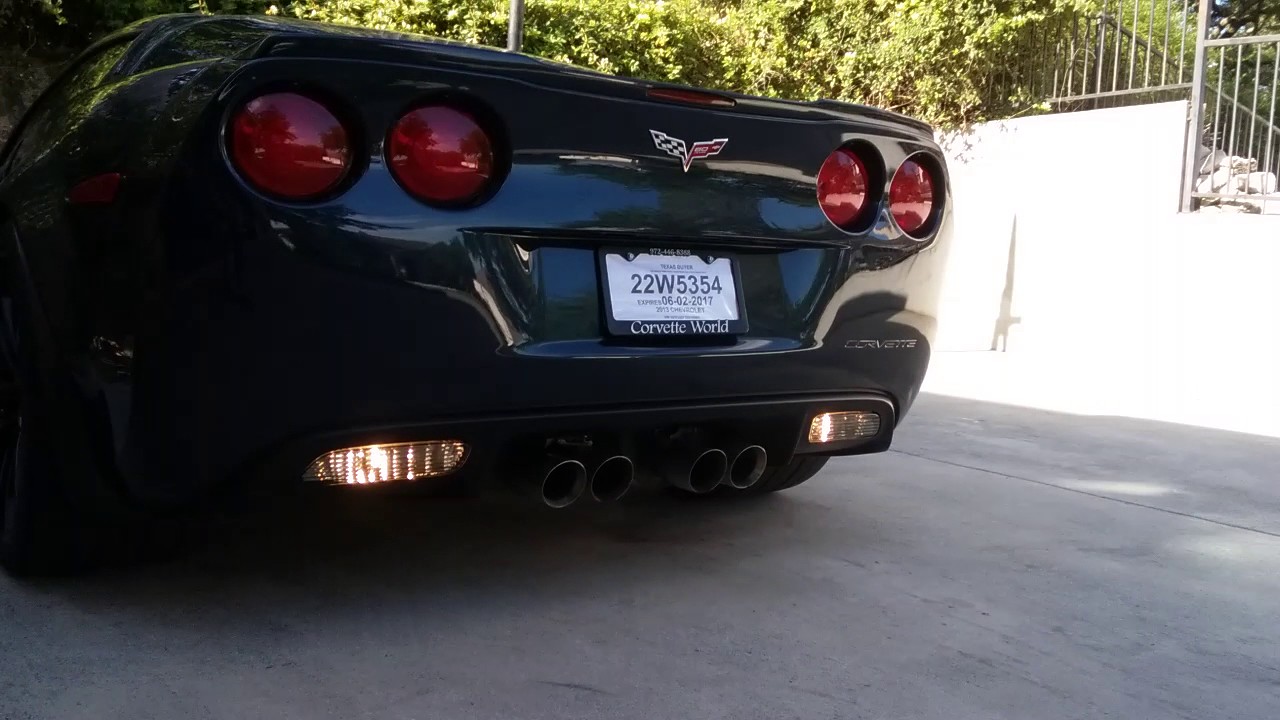 2013 Corvette Z06 Exhaust - YouTube