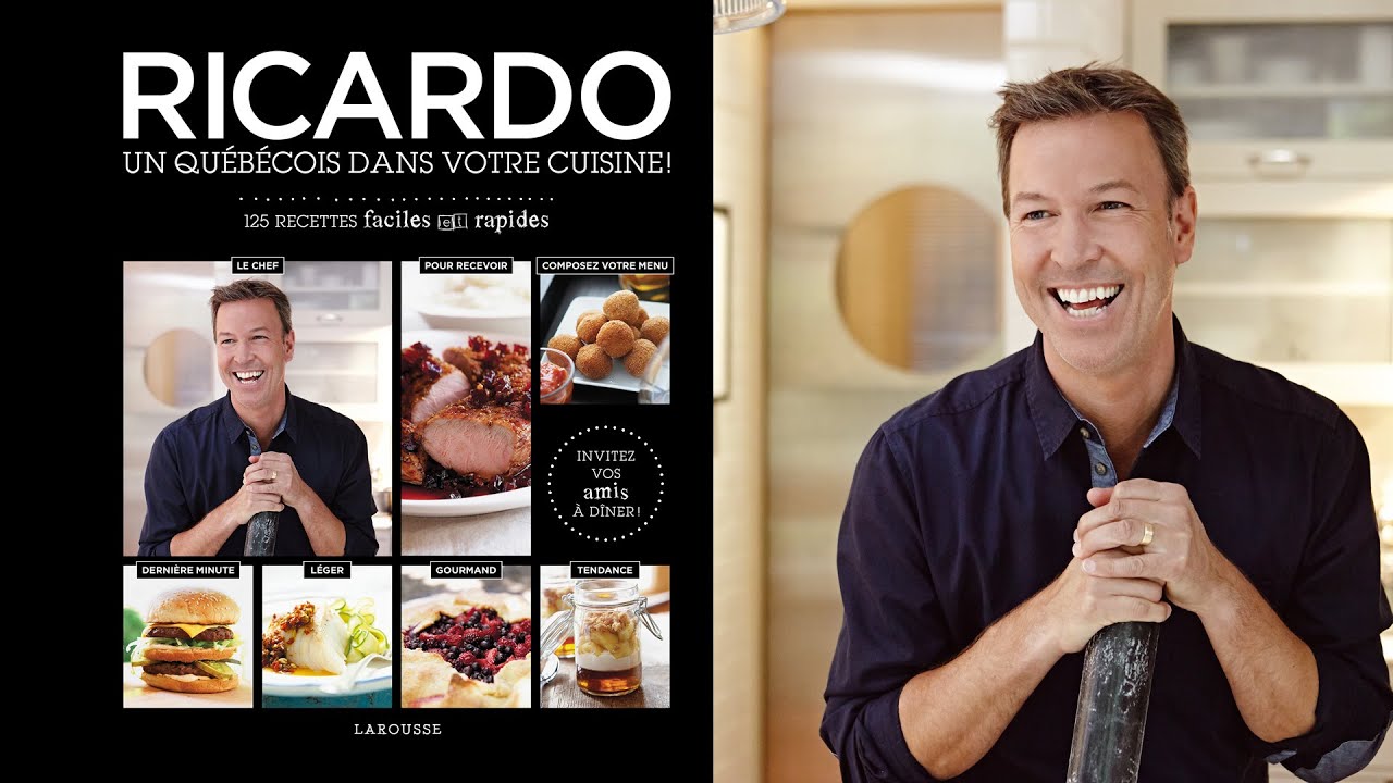 Ricardo Cuisine présente son nouveau livre : "Ricardo, un québécois ...