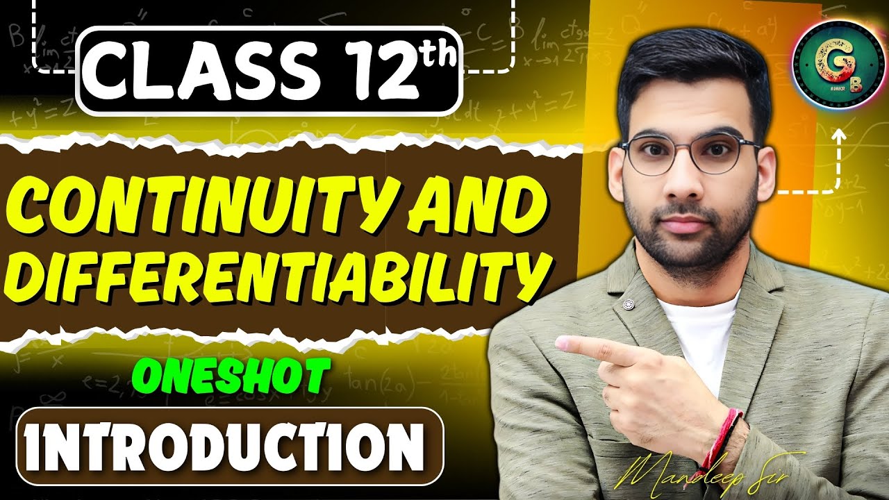 Continuity and Differentiability Class 12 Oneshot | Maths chapter ...