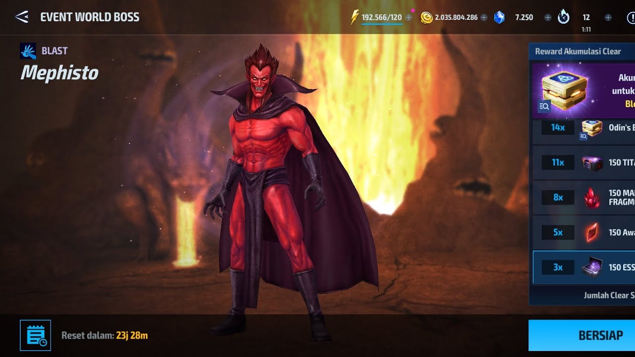 World Boss Ultimate - Mephisto [Marvel Future Fight] - YouTube