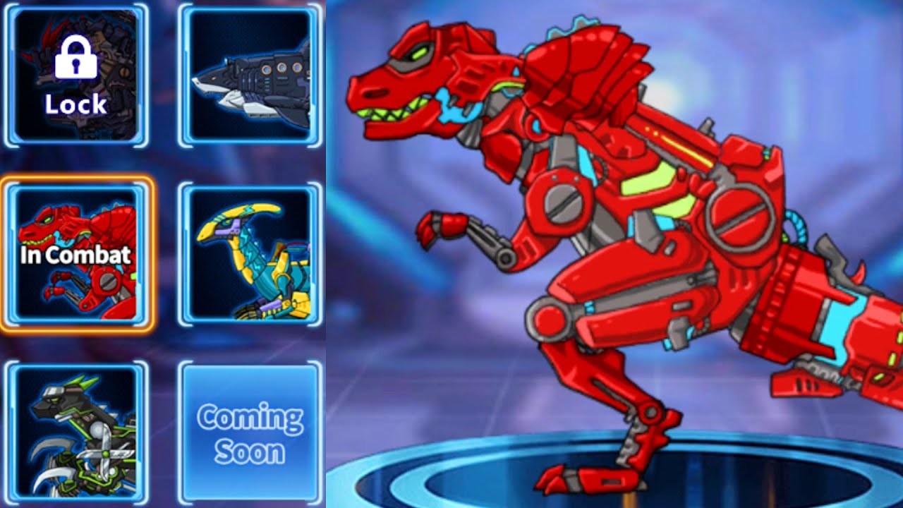 JURASSIC FIGHT #02: TYRANNOSAURUS REX VS MEGALODON - DINO ROBOT CORPS ...