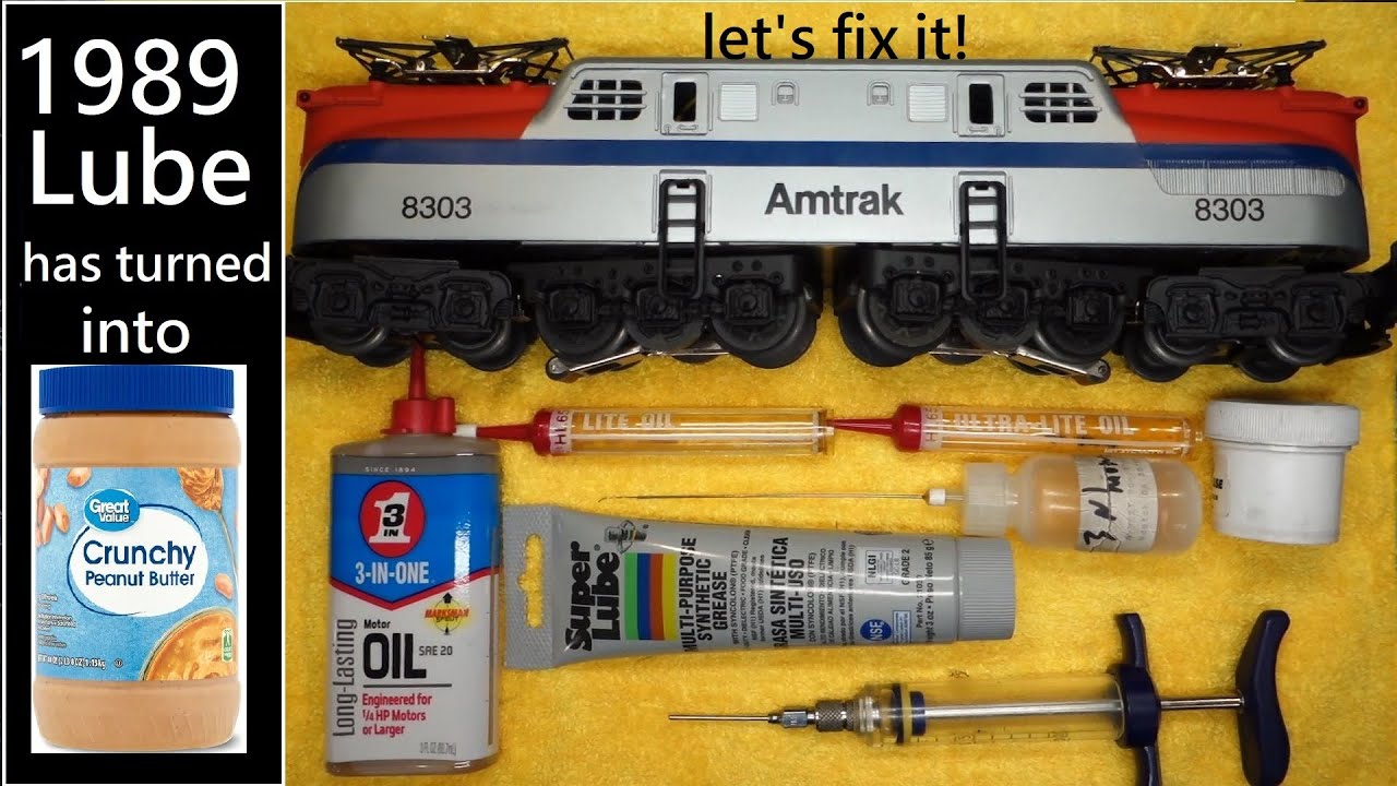 Sluggish Lionel GG1 NOS from 1989 - old lube is to blame -let's fix it ...