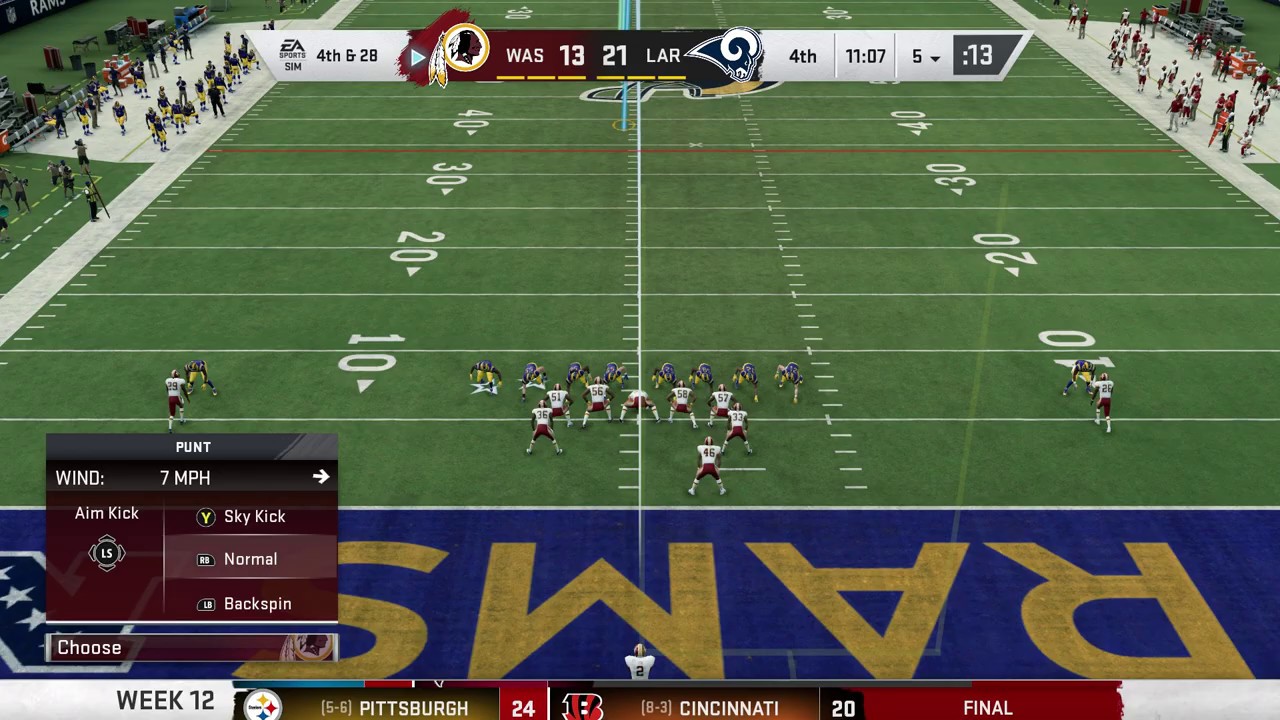 Madden NFL 20 Punt Meter Glitch - YouTube